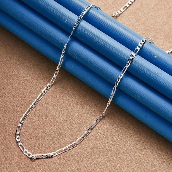 Jewelry | Silver Plated Chain Necklace And Bracelet Set | Poshmark